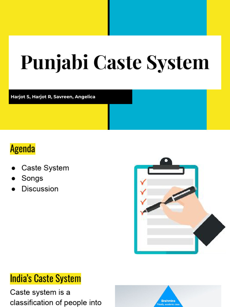 Punjabi Caste Project | PDF