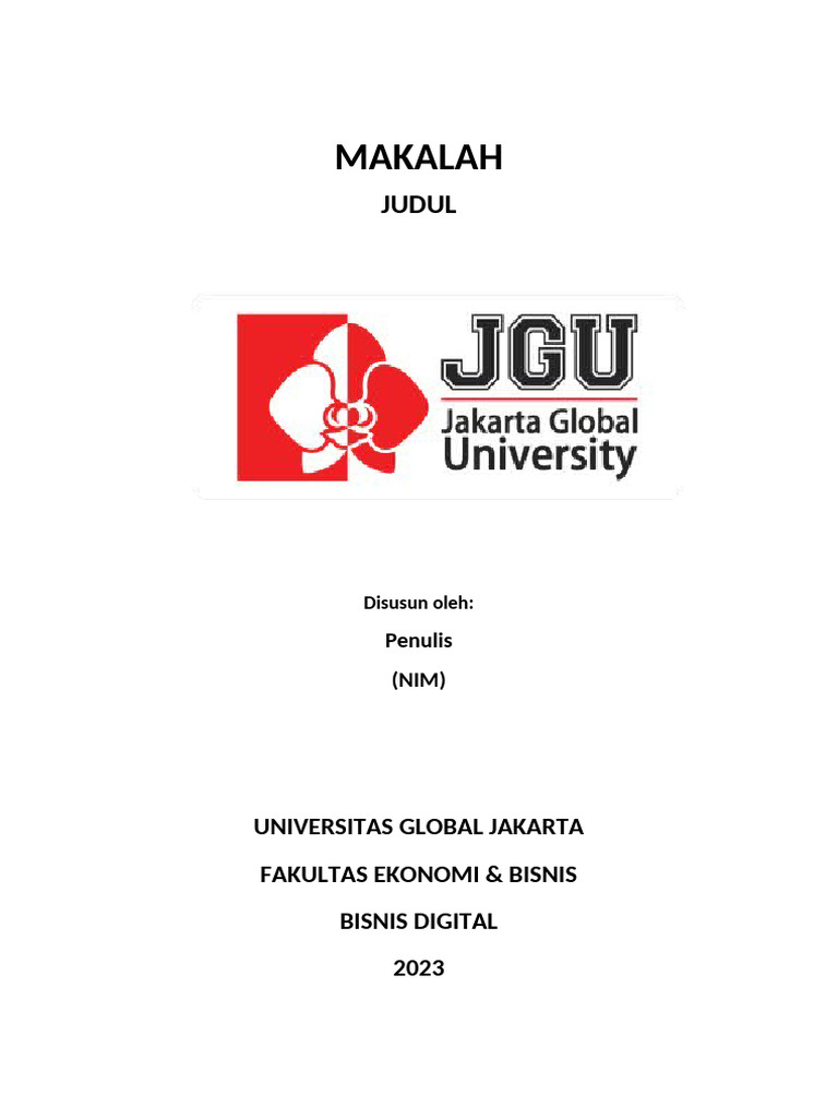 Format Makalah | PDF
