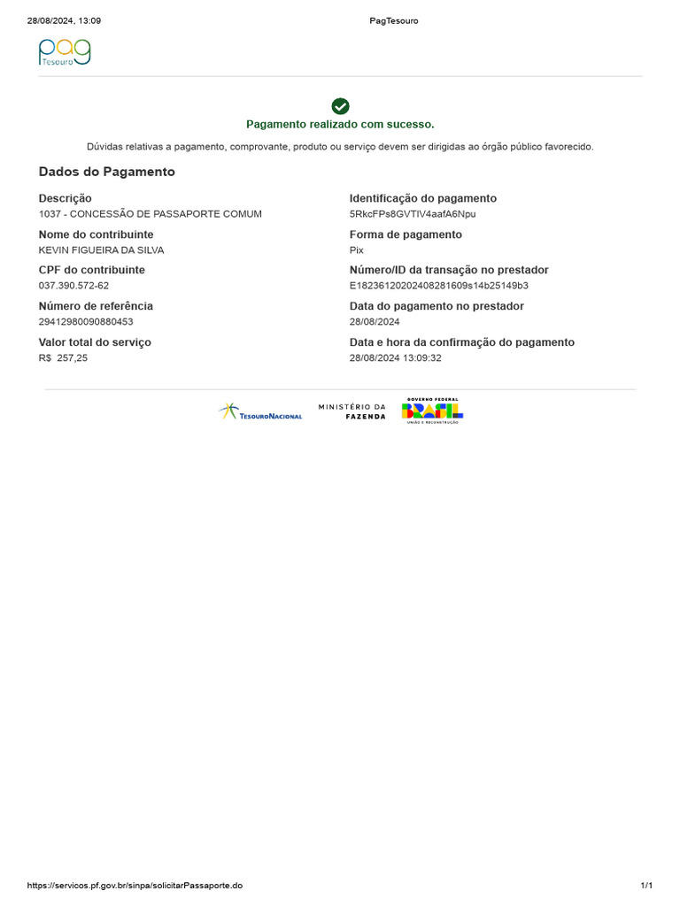 Sinpa Solicitarpassaporte - Do | PDF