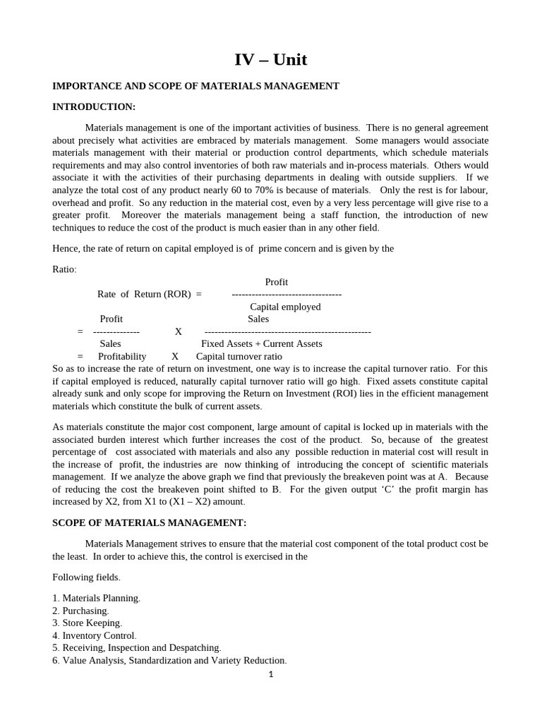 4th Unit | PDF | Inventory | Business