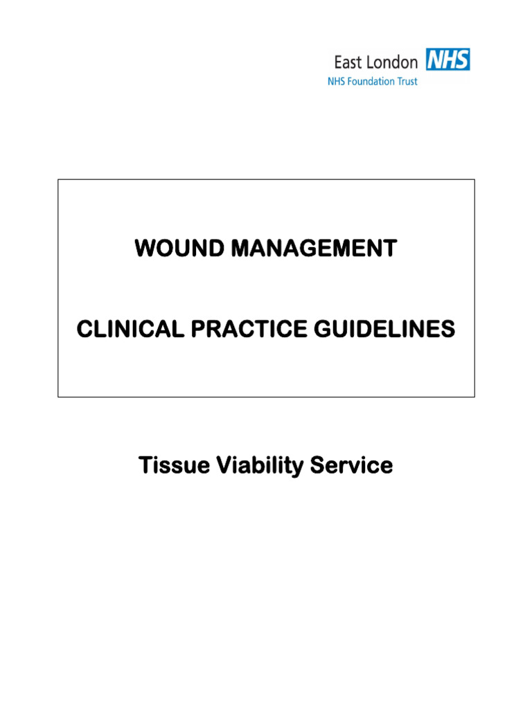 Wound Management Clinical Guidelines | PDF