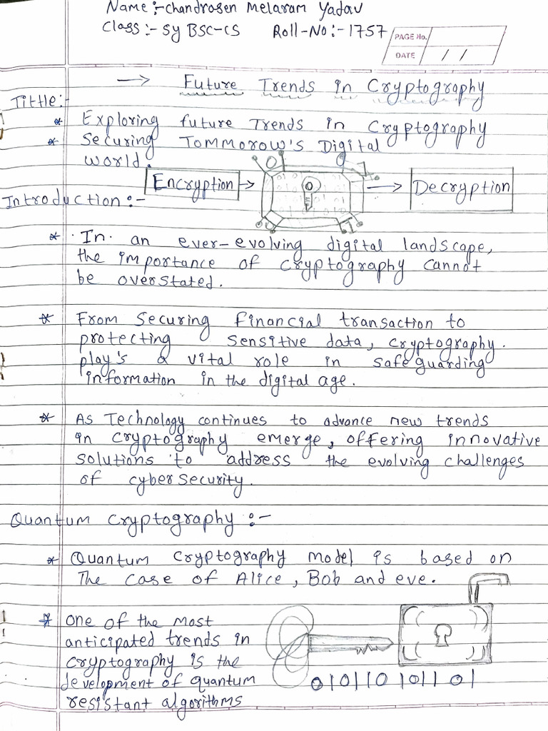(Future Trends in Cryptography | PDF | Security Engineering | Science ...