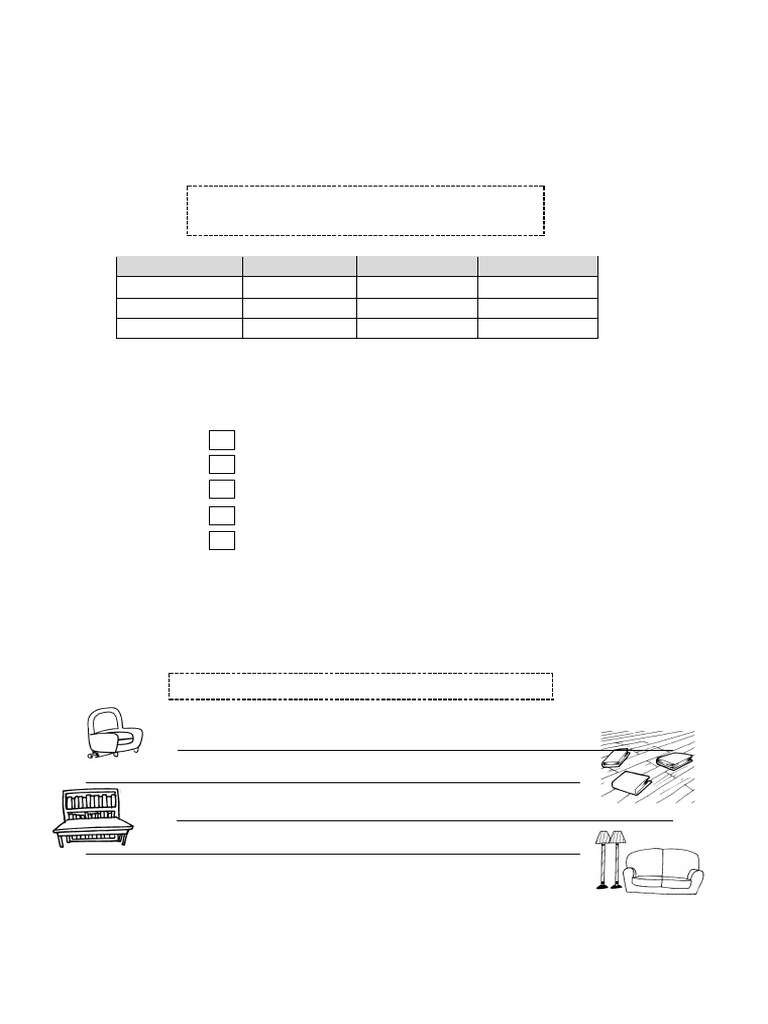 Worksheet Vocabulary: A. Write The Words Under The Correct Heading | PDF