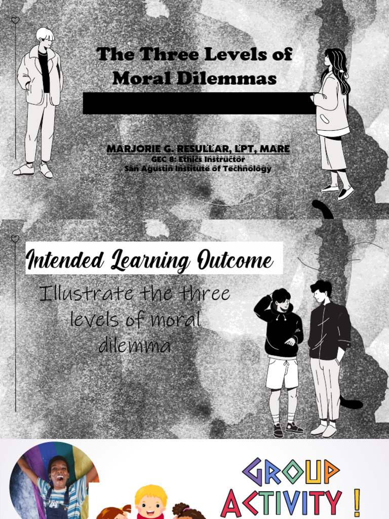 Three Levels of Moral Dilemmas | PDF