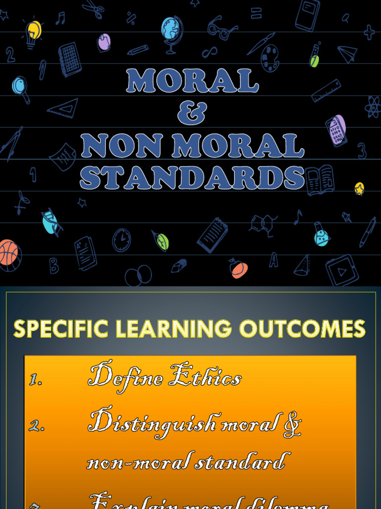 Moral and Non Moral Standards ISO | PDF