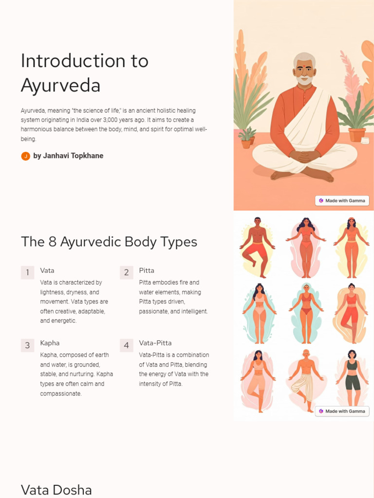 Introduction to Ayurveda | PDF