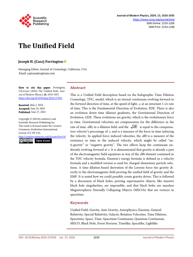Unified Field Theory | PDF