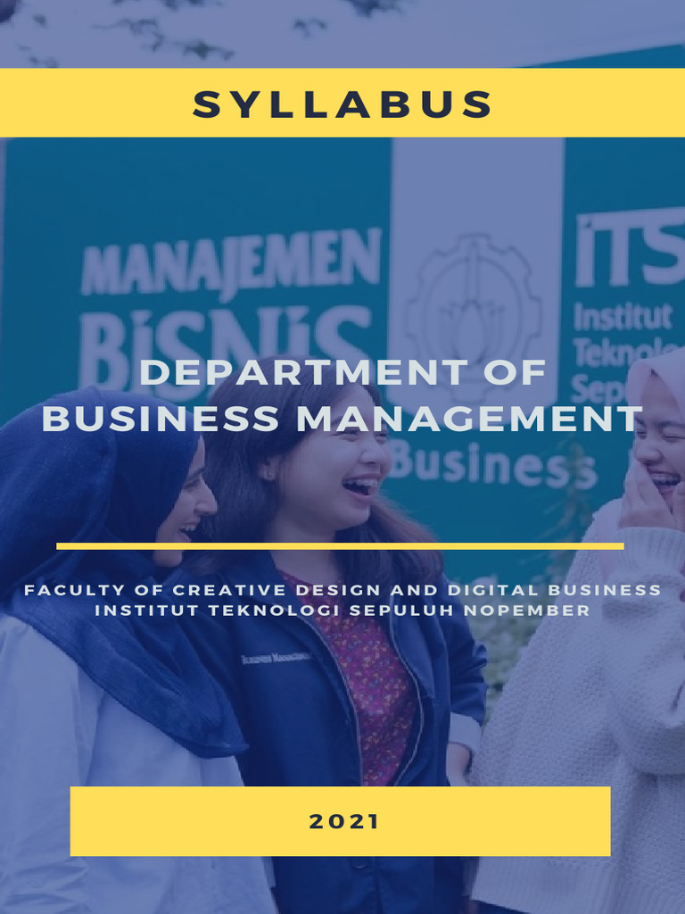Syllabus Business Management ITS 2021 | PDF | Economics | Mathematics