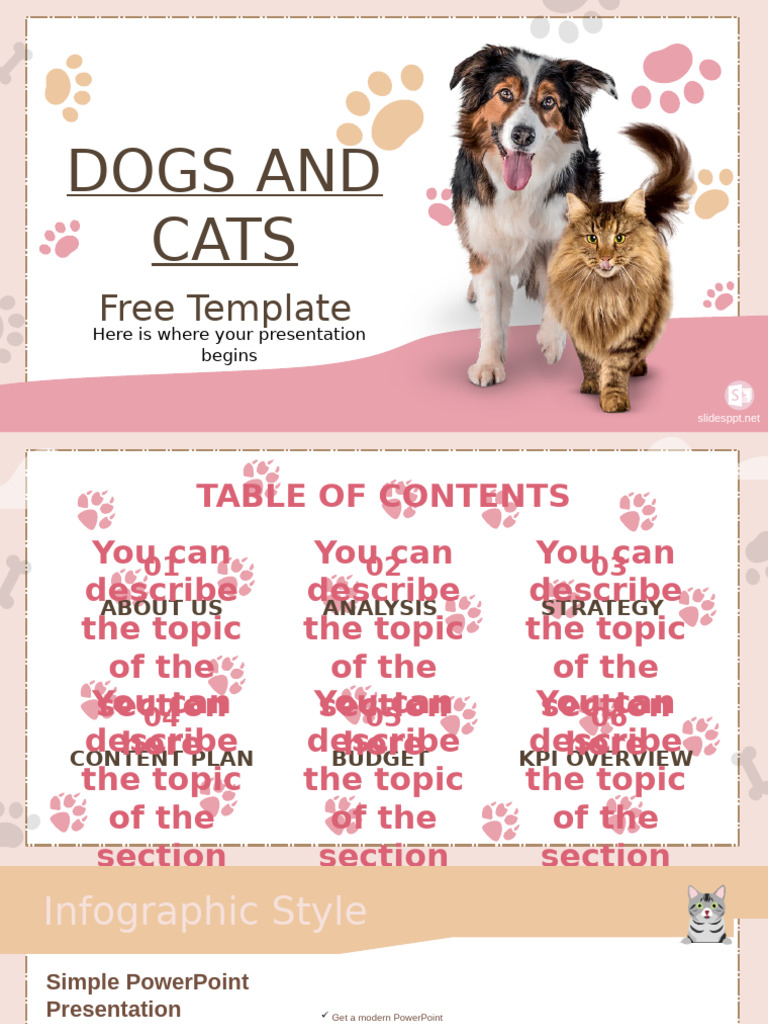 Cats and Dogs Template | PDF