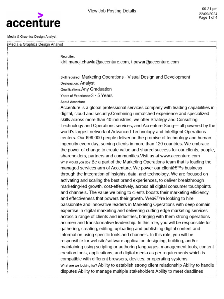 View Job Posting Details | PDF