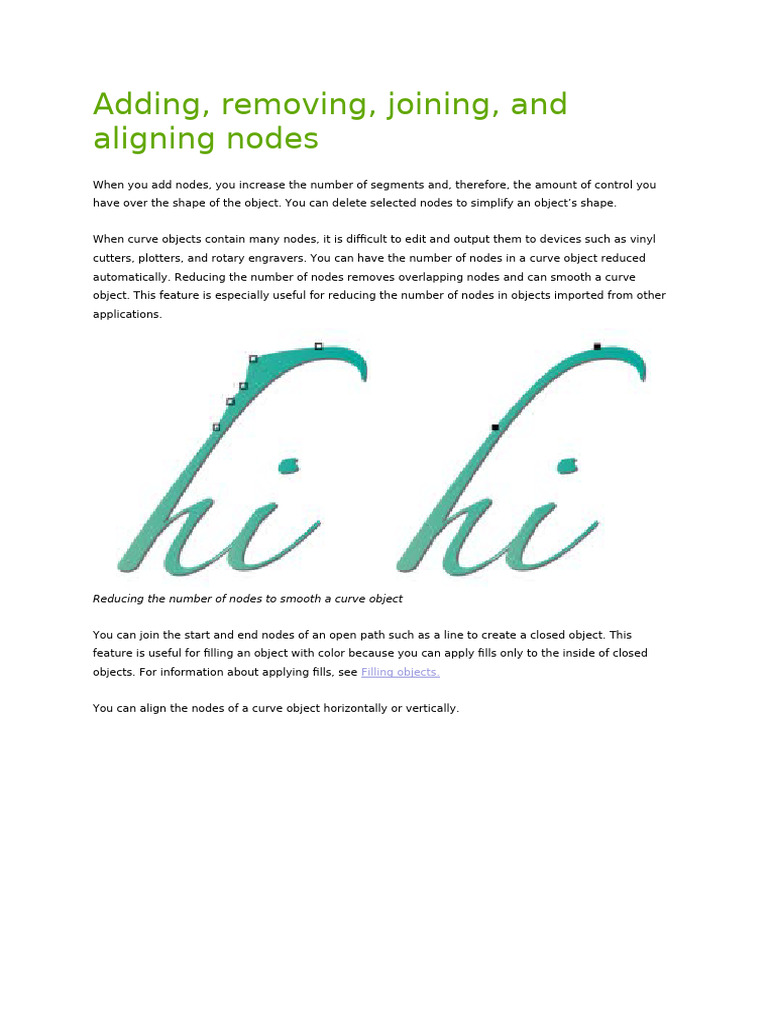 Adding, Removing, Joining, and Aligning Nodes | PDF