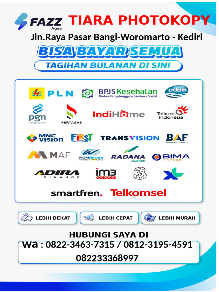 Banner Fazz Agen Tiara PC | PDF