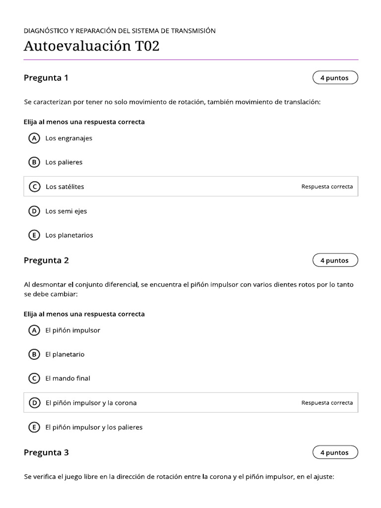AUTOEVALUACION T02 | PDF