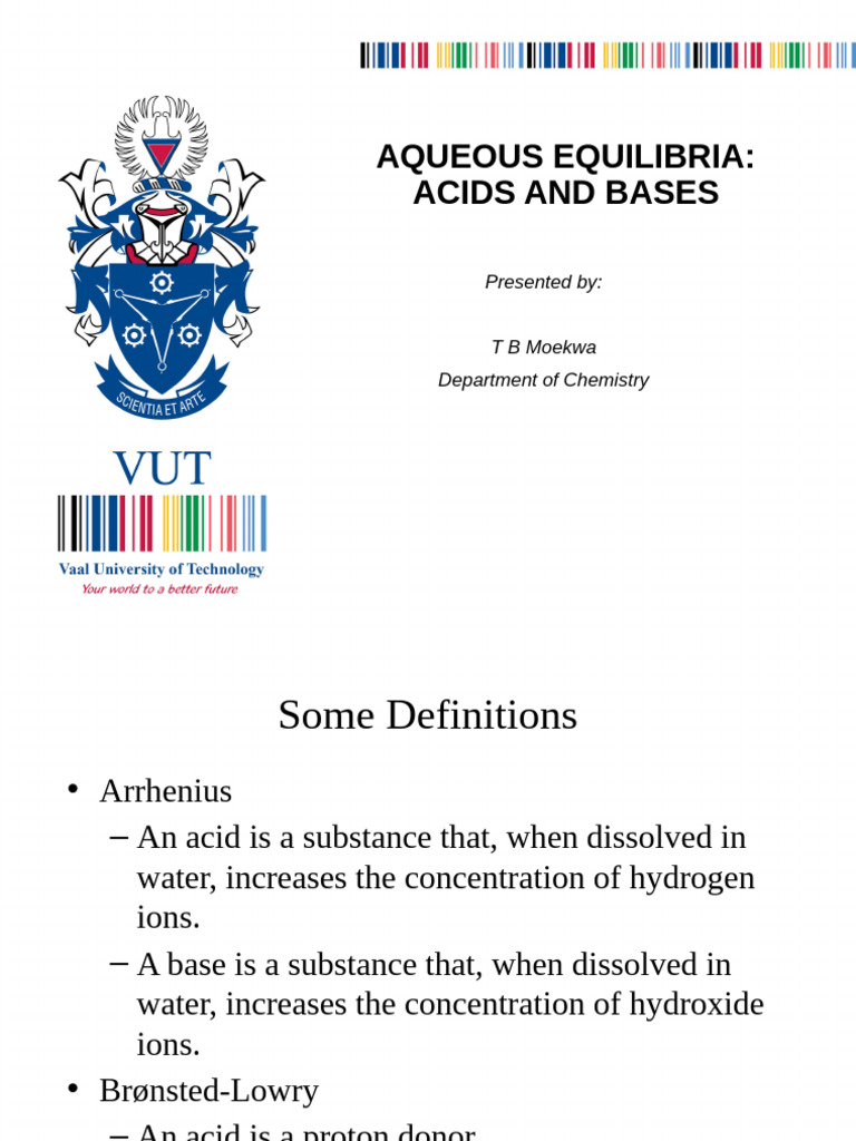 LU 5 Acid Base Equilibria | PDF | Acid | Ph