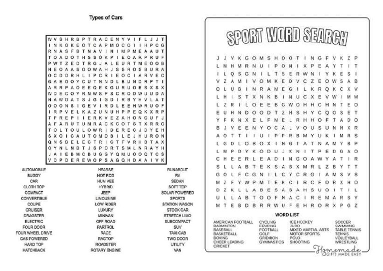 Word Search Relief | PDF
