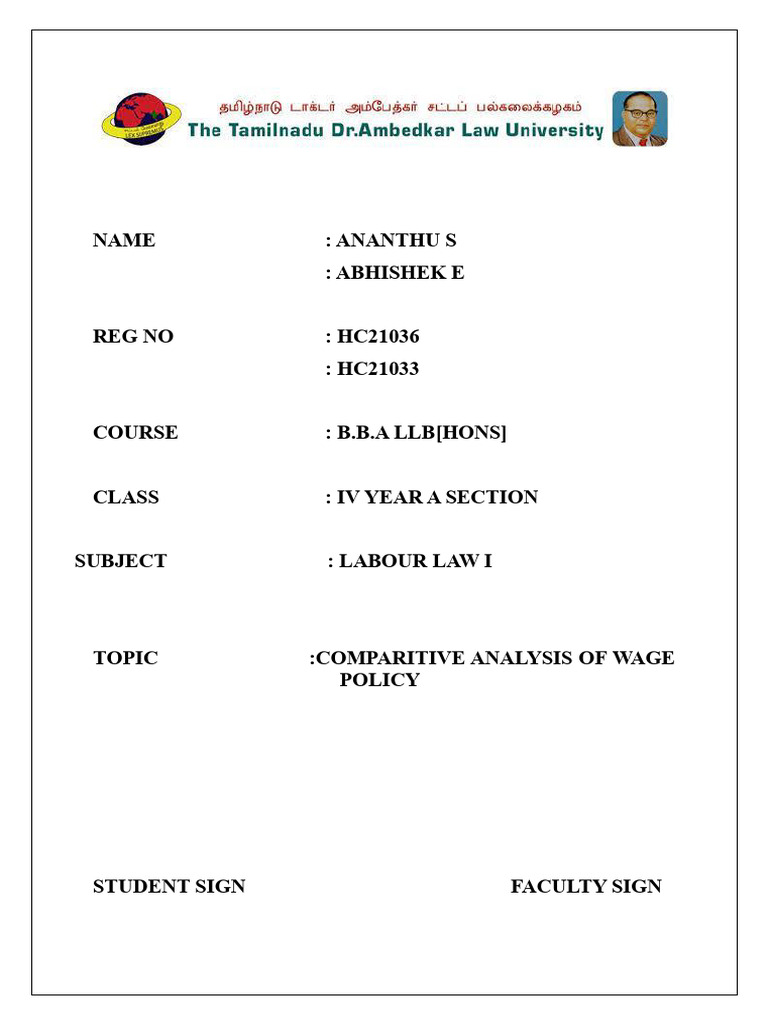 Labour Law Assignment | PDF