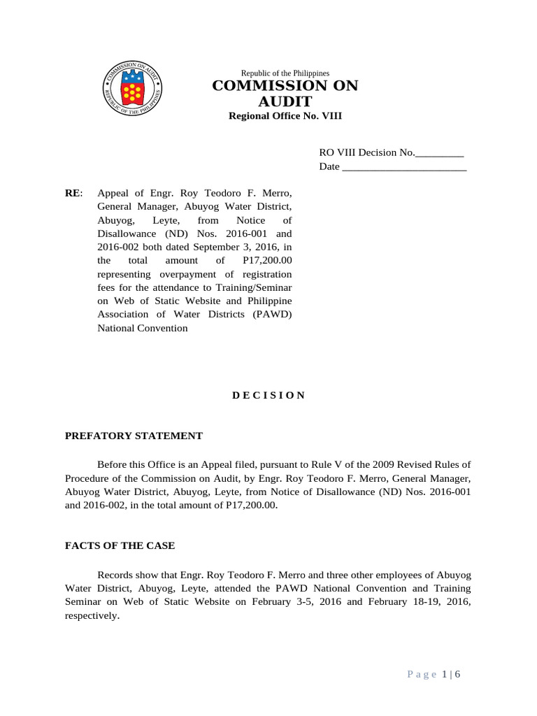 Decision Merro Final | PDF