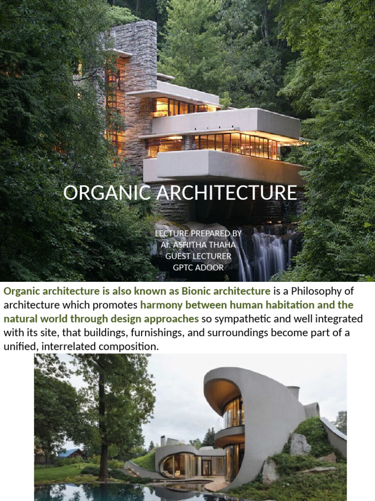 ORGANIC ARCHITECTURE | PDF