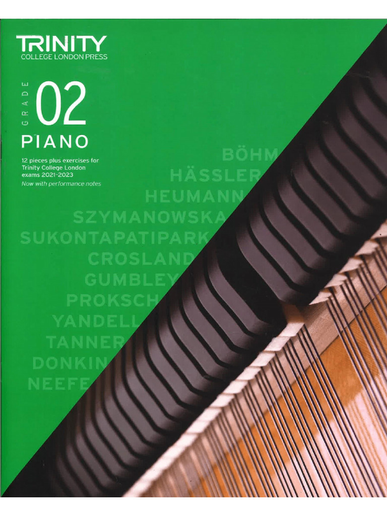 Trinity Piano Grade 2 2021-2023 | PDF