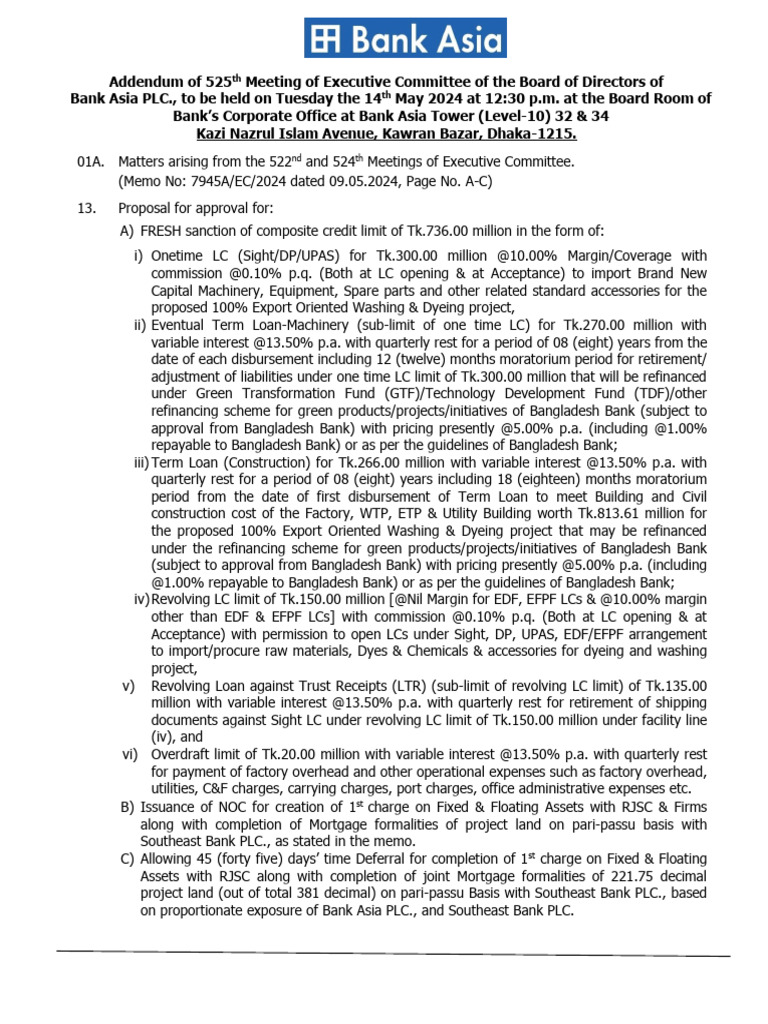 525 EC Addendum - Total | PDF