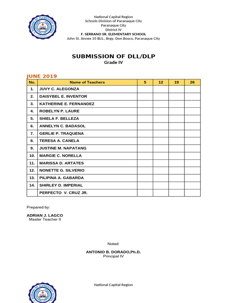 DLL DLP Monitoring 2019 | PDF