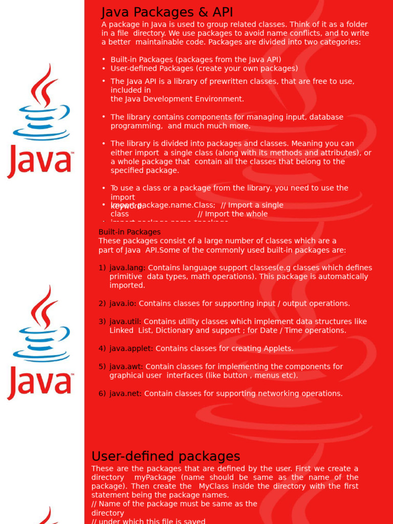 Java Programming Unit III PDF | PDF