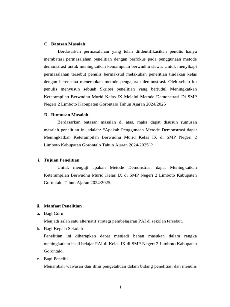 FINAL PROPOSAL PTK 3 | PDF