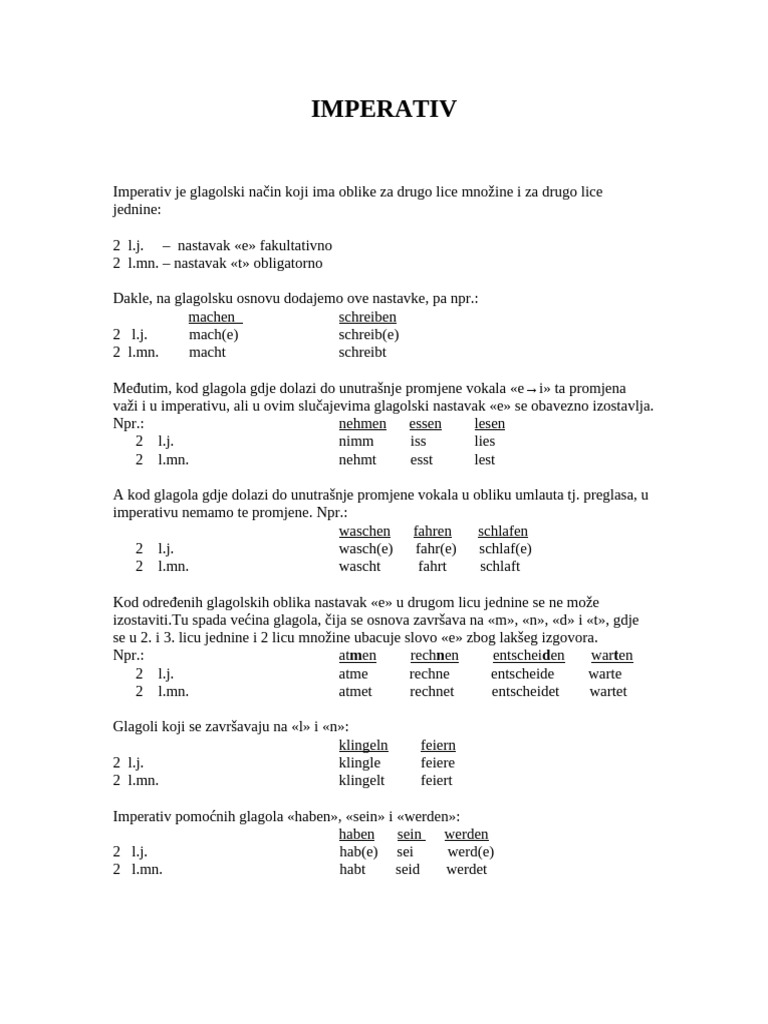 IMPERATIV | PDF