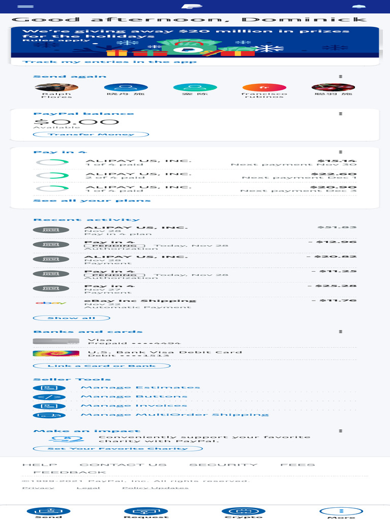 PayPal Summary | PDF