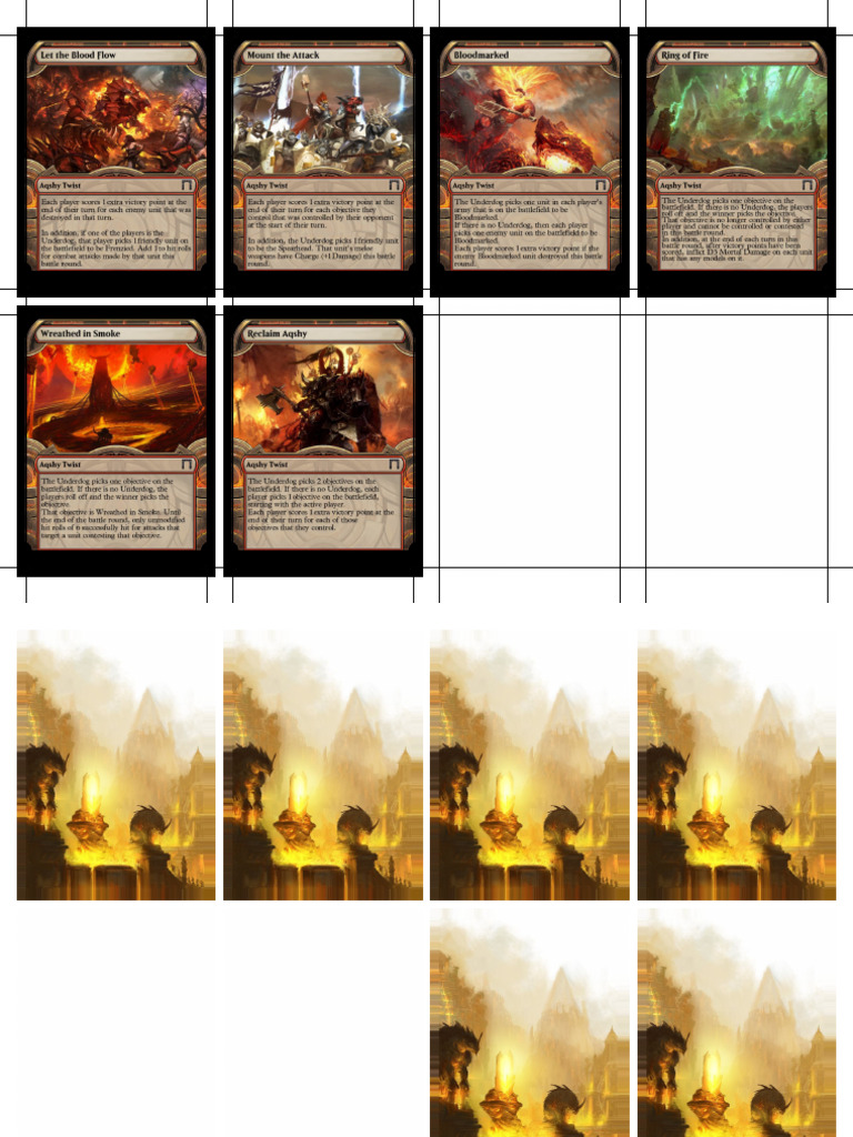 Aqshy Realm Deck Deck R1.0 DUPLEX A4 Poker | PDF