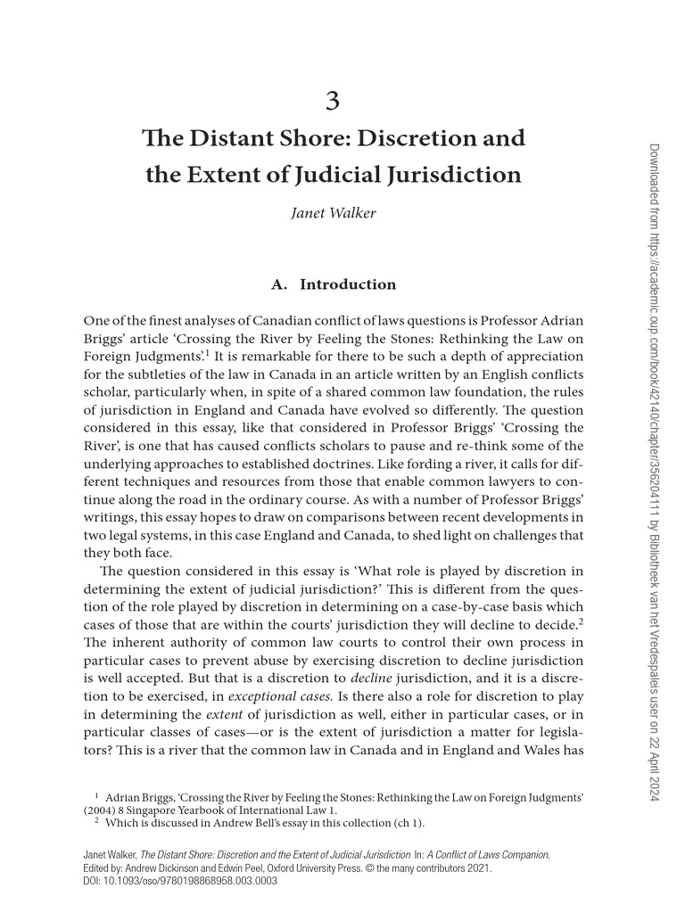 02 .The Distant Shore Discretion and The Extent of Judicial ...