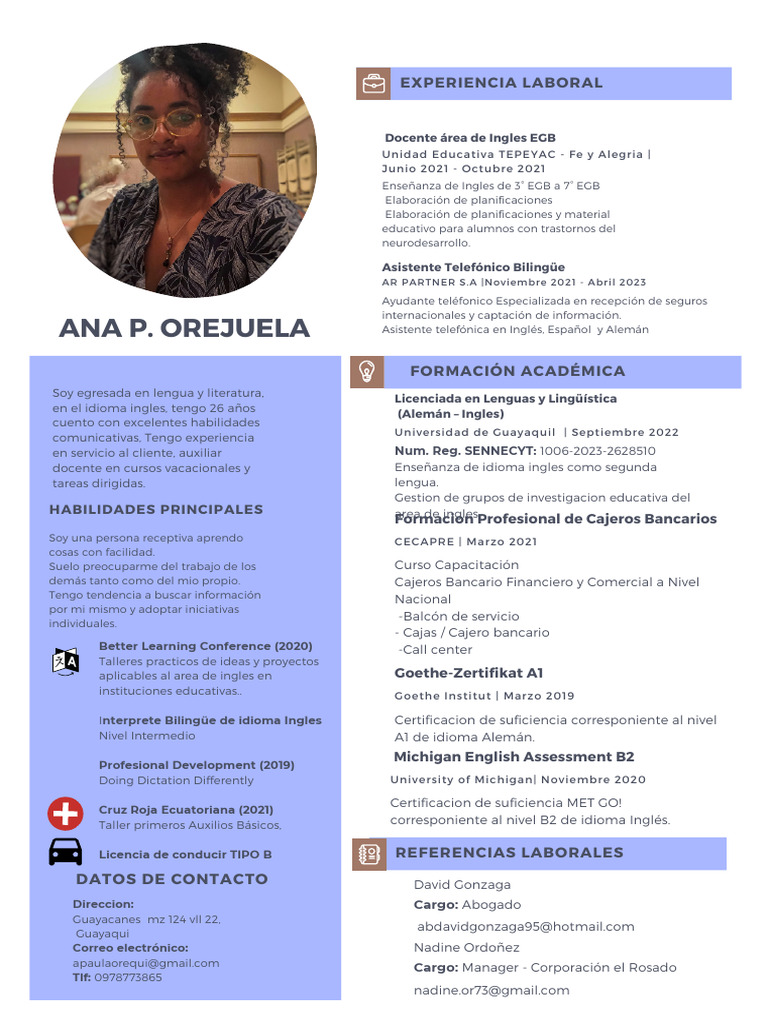 A. Paula Orejuela Q Gye | PDF | Career & Growth