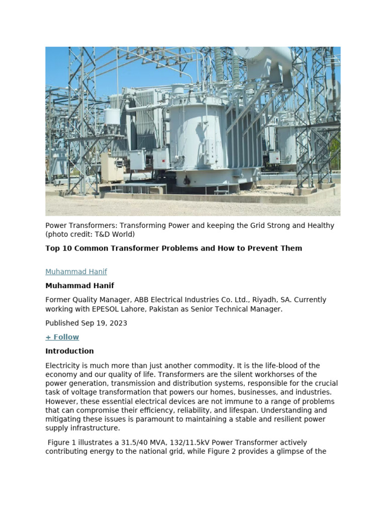 Power Transformers | PDF
