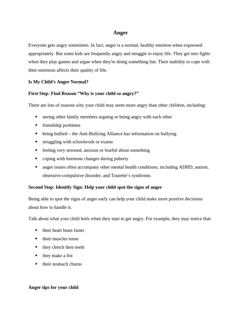 Anger Management | PDF