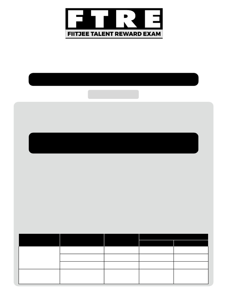 Ftre-2024-Sample Paper-Class-V-P2-S&m | PDF