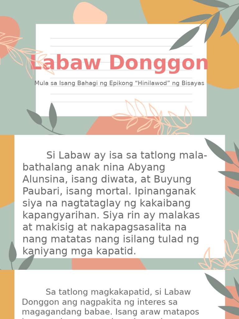 2.5 Labaw Dongon | PDF