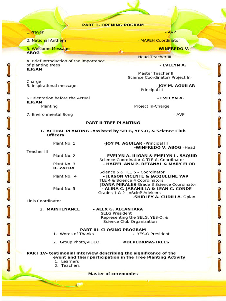 TREE-PLANTING-PROGRAMS | PDF