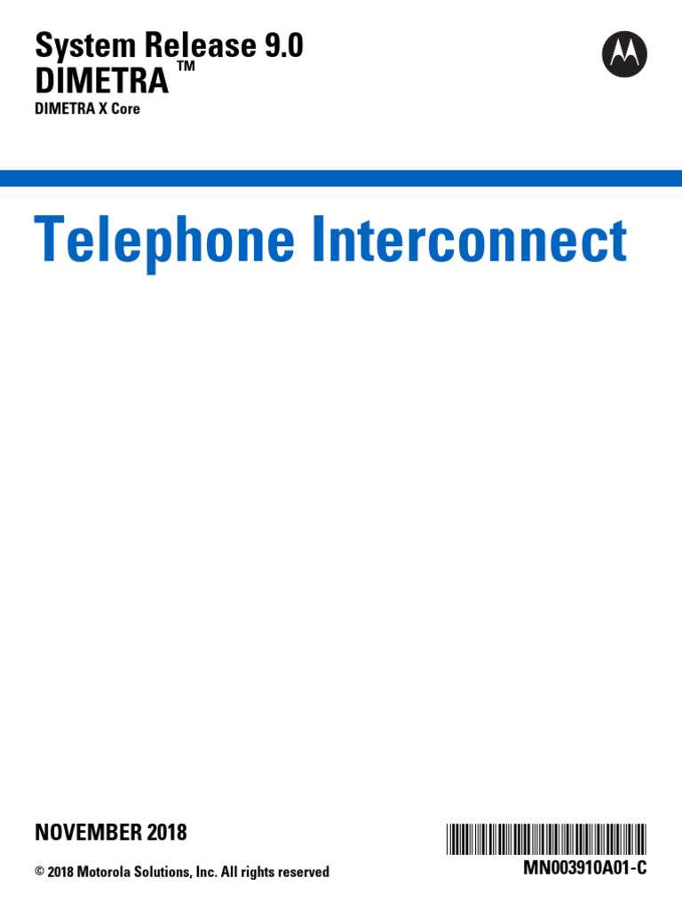 MN003910A01-C Enus Telephone Interconnect | PDF