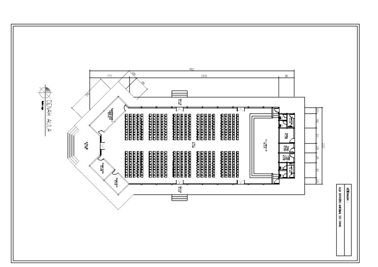 Denah Aula Perubahan | PDF