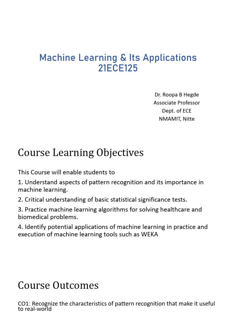 machine learning part 2 | PDF