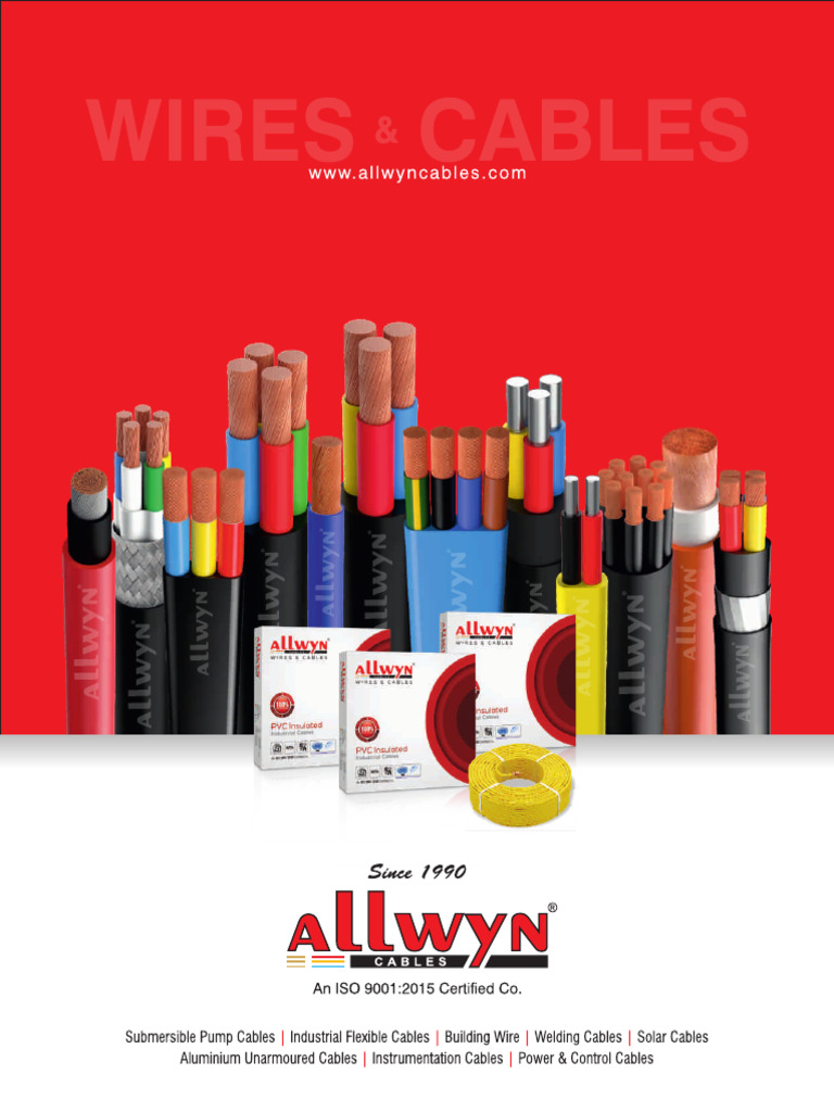 Allwyn Cables Export Catalog | PDF