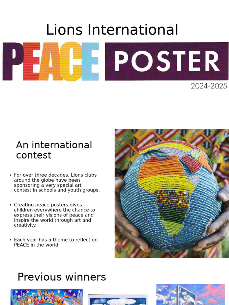 Peace Poster Presentation | PDF