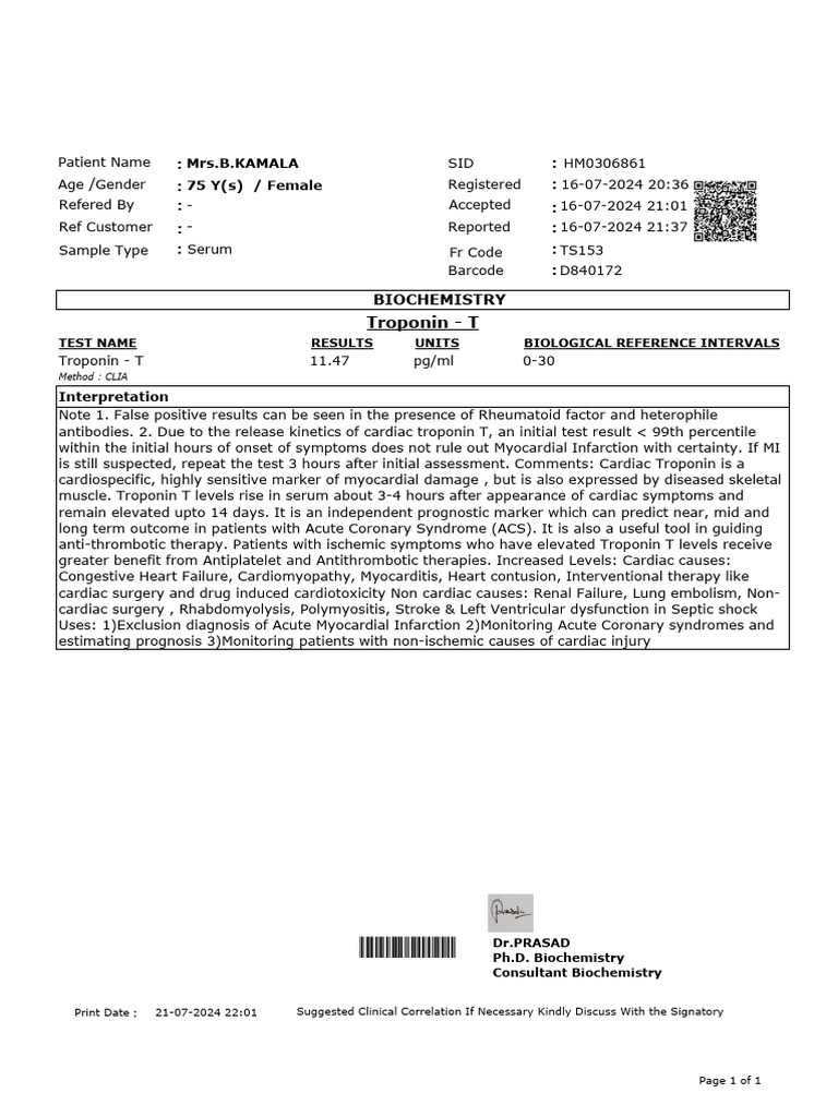Result Entry Report | PDF