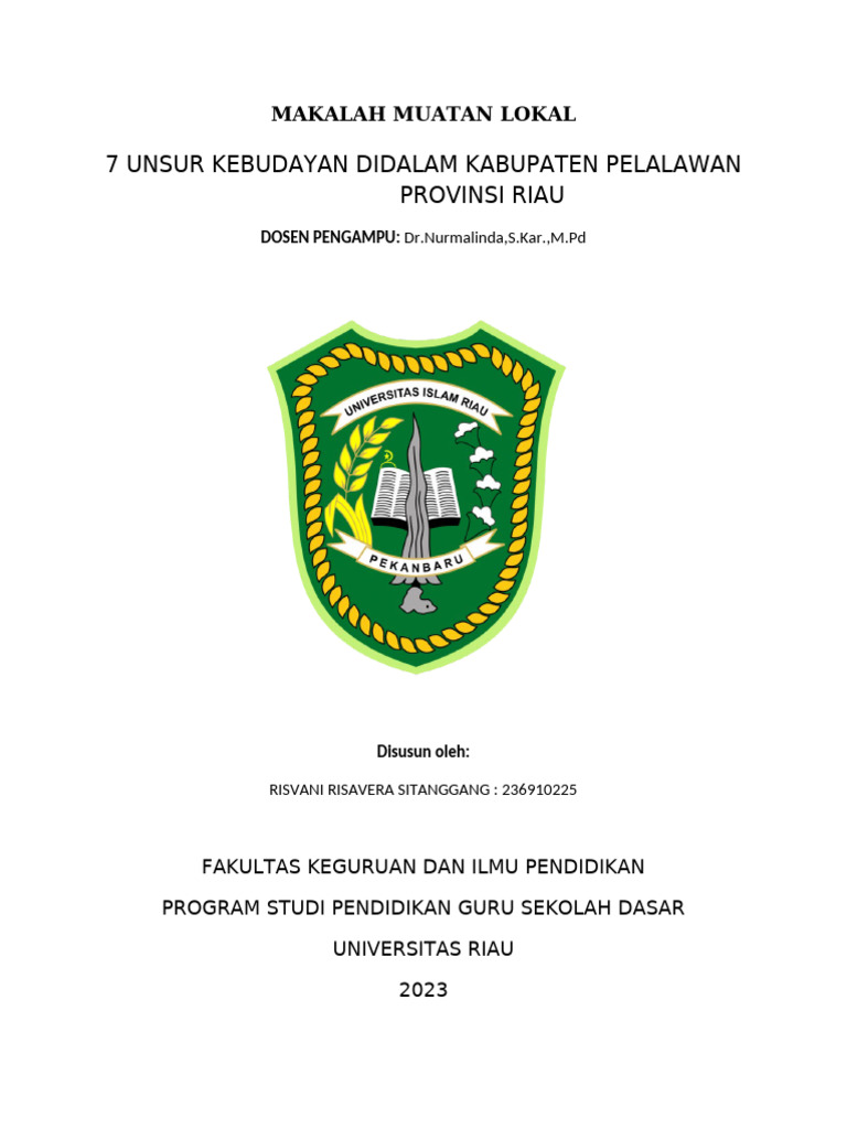 MULOK UTS 7 UNSUR | PDF