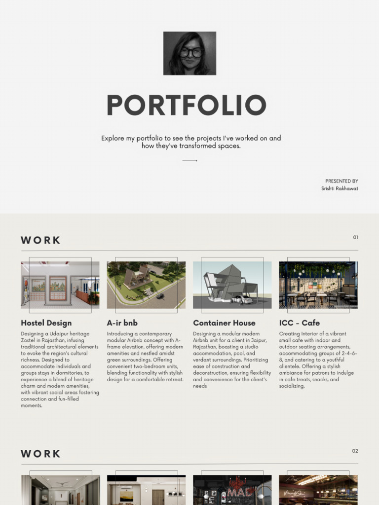 Srishti Rakhawat - Portfolio - Compressed | PDF