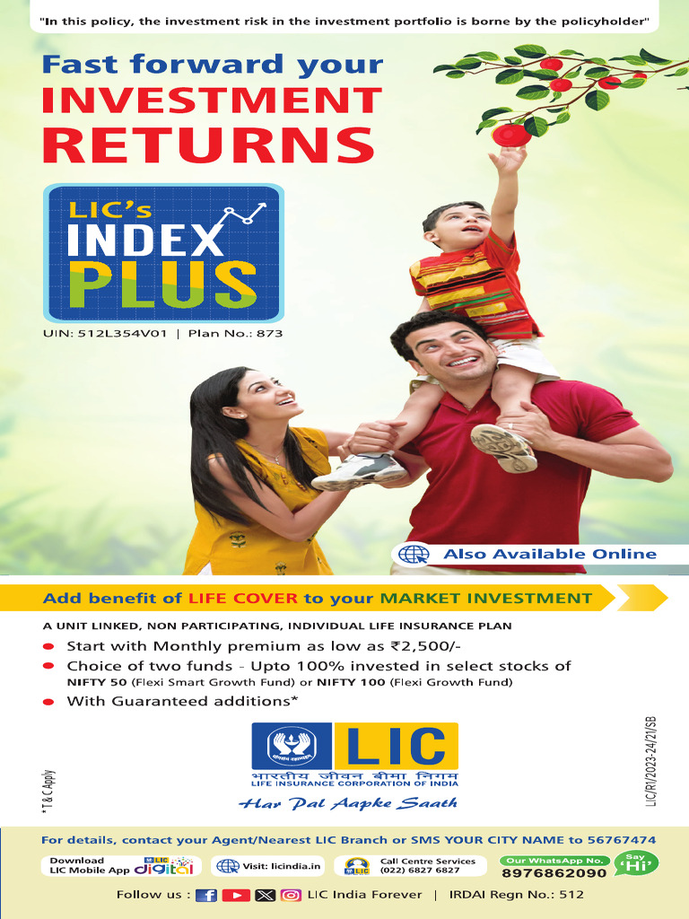 101941 LIC_Index Plus Sales Brochure_FEB 24-WEB | PDF