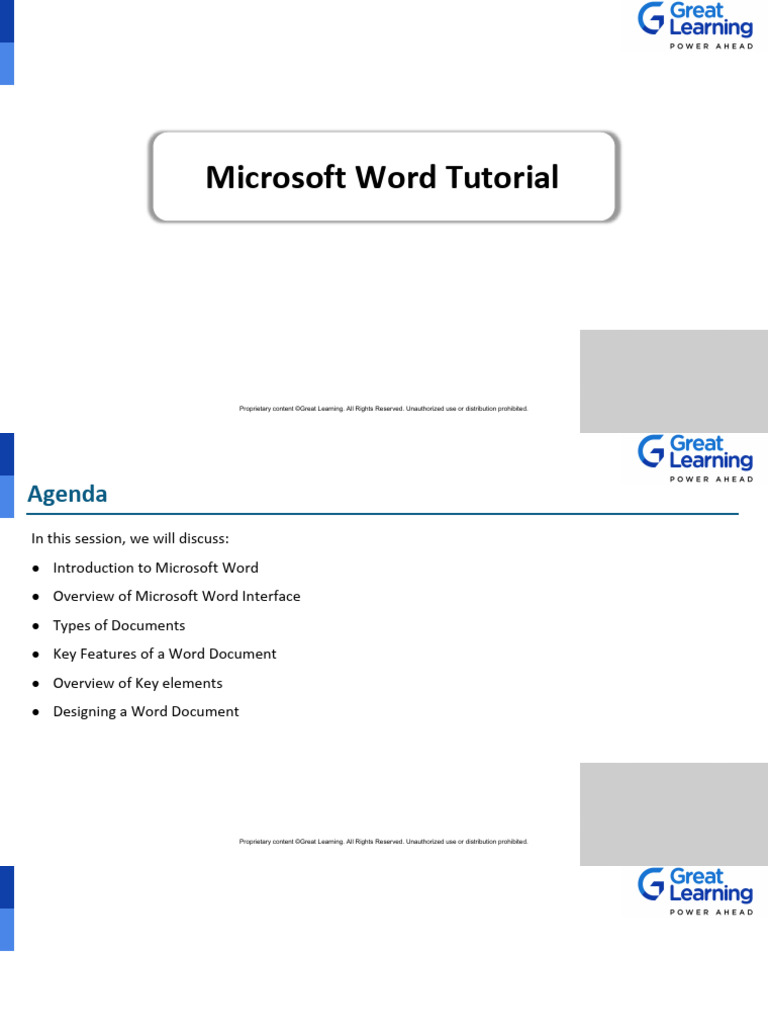 Microsoft+Word+Tutorial | PDF | Microsoft Word | Document