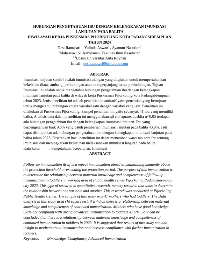 Jurnal Desy Ratnasary | PDF