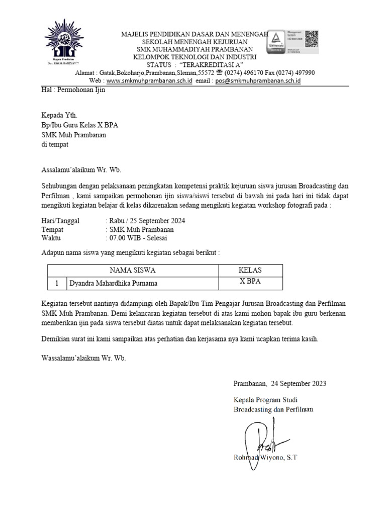 surat_ijin X BPA | PDF