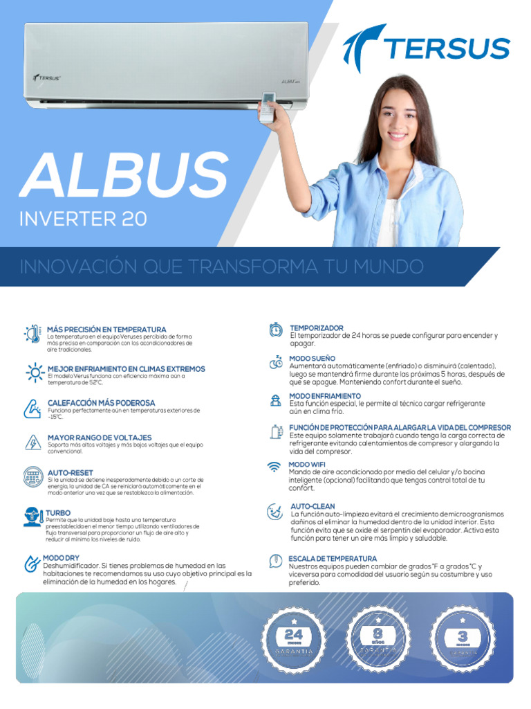 TERSUS - ALBUS INVERTER20 - Ficha - Técnica - M | PDF